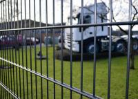 China 868 Welded Wire Mesh Fence - 2.5m Height, 200x50mm Mesh, 100-120 Micron Coating for Industrial Security for sale