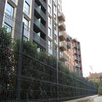 China Galvanized Welded Curved V Fencing 3-6mm Wire Thickness 2000-3000mm Panel Width for Residential and Commercial Security for sale