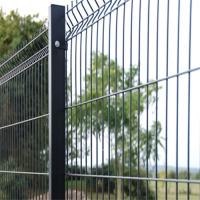 China Galvanized Welded Curved V Fencing 3-6mm Wire Thickness 2000-3000mm Panel Width for Residential and Commercial Security for sale
