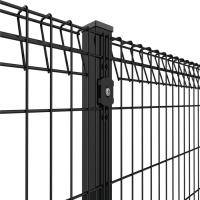 China BRC Roll Top and Bottom Welded Security Fence with 5-6mm Wire Diameter and 2400mm Panel Length Options for sale