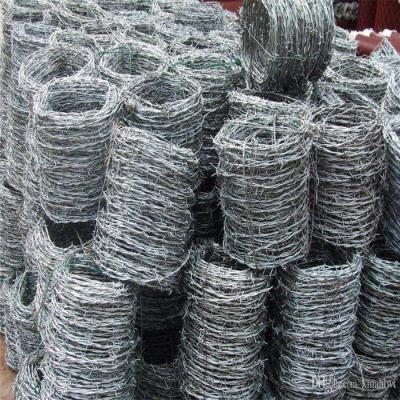 China 30m X 1.7mm Galvanized Barbed Wire for sale