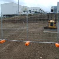 China 6ft Temporary Fence Panel 1800-2100mm Height with 3-4mm Wire Diameter - Australian Standard Compliant for sale
