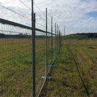 China 6ft Temporary Fence Panel 1800-2100mm Height with 3-4mm Wire Diameter - Australian Standard Compliant for sale