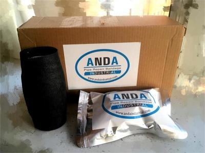 China 3.6m 6m 9m length ANDA water pipeline repair bandage with latex gloves and steel putty for sale