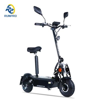 China 20km/h Max Speed Foldable 48V 500W Dual Motor 2 Wheel Electric Scooter for Adults for sale