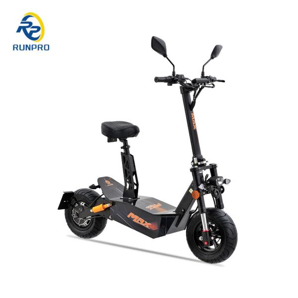 Quality Two-wheel Scooter 2000W 60V Brushless Motor 20AH Li-on Battery Adult Chopper for sale