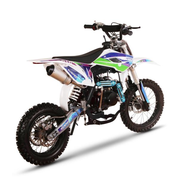 Quality CE Approved 110cc 125cc 4 Stroke Kick Electric Start Dirt Bike Pitbike for Adult Max. Speed 61 80km/h 14/12inch Wheel for sale