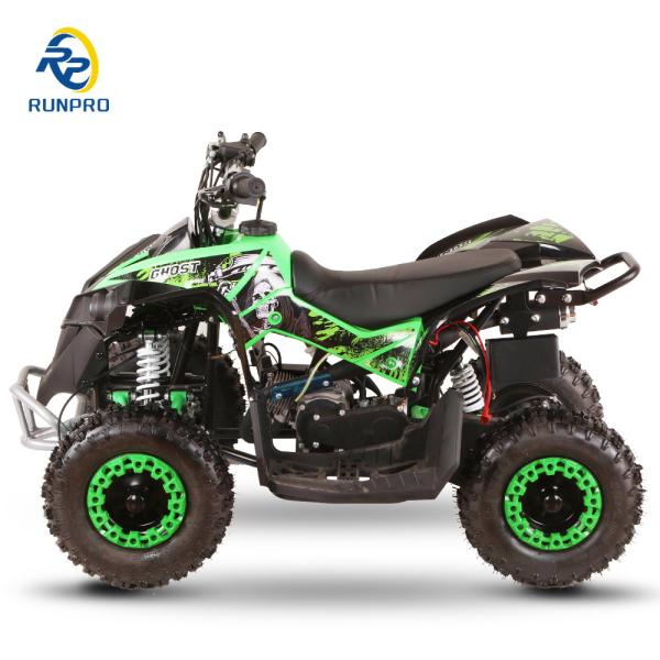 Quality 2024 RUNPRO 49cc ATV for Kids Side-by-Side 4 Wheels 6 Inch Tires 2 Stroke 50cc for sale