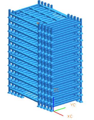 China Heavy Duty Portable Steel Stack Rack Used In Warehouse Space Saving for sale