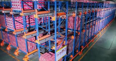 China FIFO / FILO Basis System Industrial Pallet Racks , Heavy Duty Pallet / Radio Shuttle Racking for sale