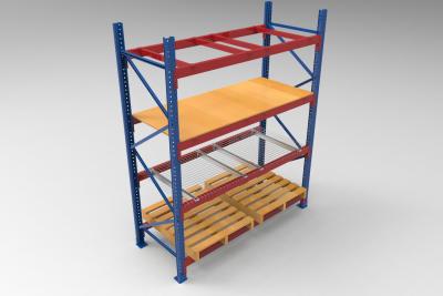 China Vertical Storage Rack Selective Pallet Racks Anti-Rust , Heavy Duty for sale