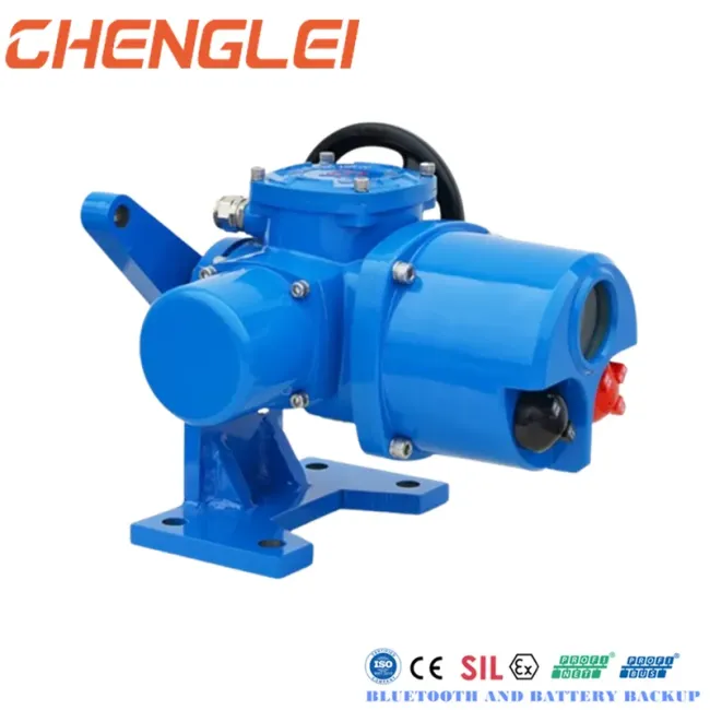 Chenglei Q500 electric valve actuator side view