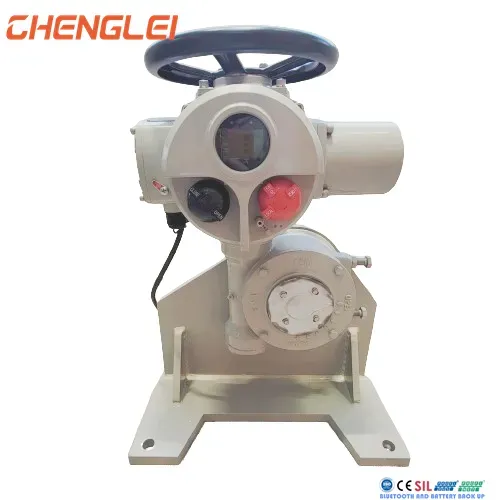 Explosion proof electric valve actuator top view