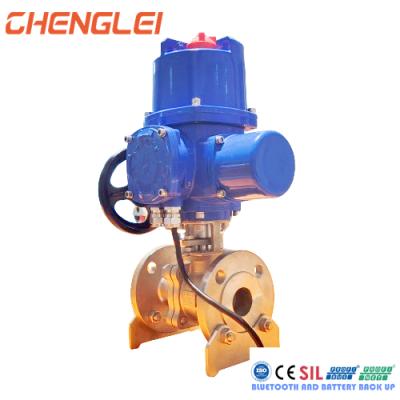 China Chenglei Q Series S4 Electric Rotary Actuator with Battery Backup and Bluetooth Connection for Valve/Damper/HVAC Applications for sale