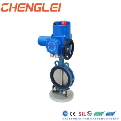 China Chenglei Q500 5000N.m Electric Valve Actuator with Bluetooth Connection CE Certified and Battery Backup for sale