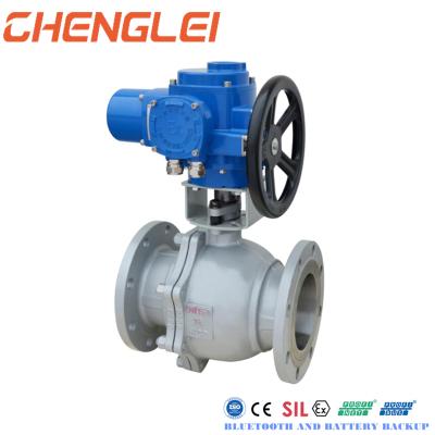 China Chenglei Q500 5000N.m Electric Valve Actuator with Bluetooth Connection CE Certified and Battery Backup for sale