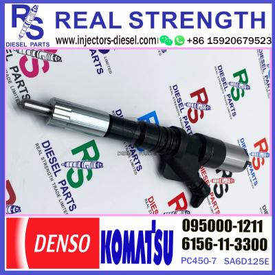 China Graafwerktuig pc400-7 Diesel van de Pijpassy 6156-11-3300 van de Motor6d125e SA6D125E Injecteur Brandstofinjector 095000-1211 Te koop