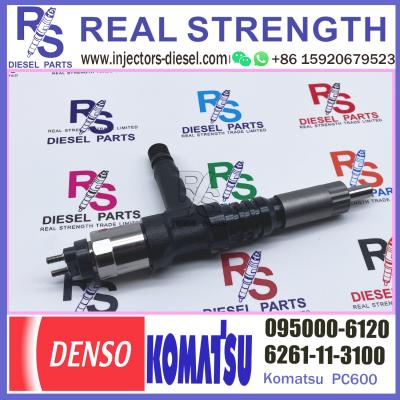 Cina assy 095000-6120 dell'iniettore 6D140 per l'iniettore del motore diesel di Komats 6D140 con OE no.6261-11-3100 in vendita
