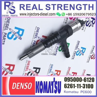 Cina assy 095000-6120 dell'iniettore 6D140 per l'iniettore del motore diesel di Komats 6D140 con OE no.6261-11-3100 in vendita