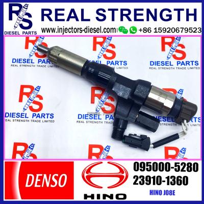 China Motor Diesel Brandstofinjector 095000-5280 voor HINO-Vrachtwagen J08E 23910-1360 23670-E0291 23670-E0290 Te koop