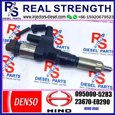 China Originele brandstofinjector 095000-5280, 095000-5283, 095000-5284 23670-E0291, 23670-E0290 voor HINO J08E Te koop