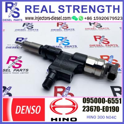 Cina iniettore originale 095000-6550 095000-6551 per HINO 300 N04C 23670-E0190 23670-78140 in vendita