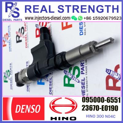 China originele injecteur 095000-6550 095000-6551 voor HINO 300 N04C 23670-E0190 23670-78140 Te koop