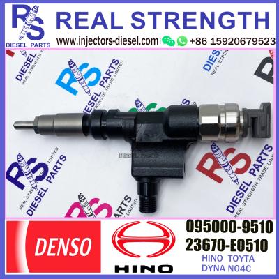 China gemeenschappelijke diesel van spoorinjecteur 095000-9510 23670-E0510 brandstofinjector 095000-9510 voor Hino 300 N04C Te koop