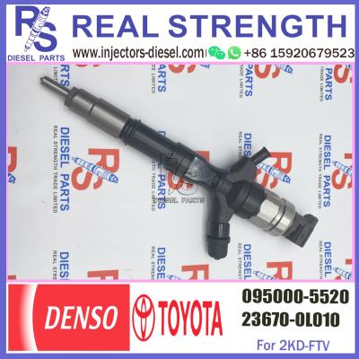 Cina Iniettore di combustibile comune diesel della ferrovia 095000-5520 per i TOYO-tum HILUX 2KD-FTV 23670-0L010 in vendita