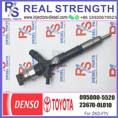 Cina Iniettore di combustibile comune diesel della ferrovia 095000-5520 per i TOYO-tum HILUX 2KD-FTV 23670-0L010 in vendita