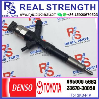 Cina Iniettore di combustibile comune diesel della ferrovia 095000-5520 095000-5663 per -YOTa a HILUX 2KD-FTV 23670-0L010 in vendita