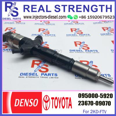 Cina Iniettore comune della ferrovia 23670-30110 095000-6180 095000-5920 per il motore diesel 1KD-FTV in vendita