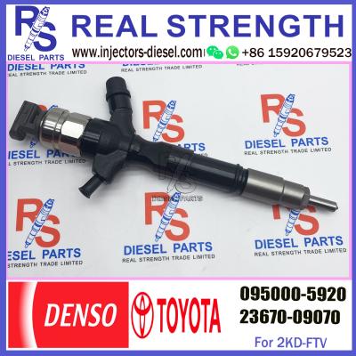 Cina Iniettore comune della ferrovia 23670-30110 095000-6180 095000-5920 per il motore diesel 1KD-FTV in vendita
