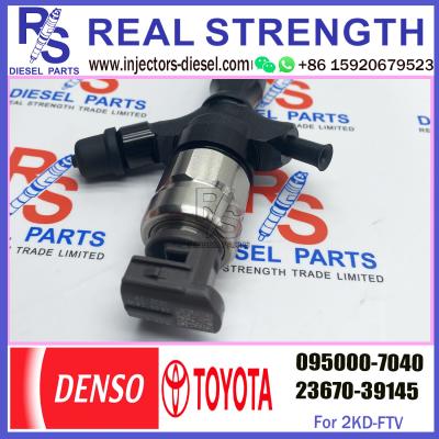 China common rail injector 23670-39145 095000-7040 injector for TOYOTA 2KD-FTV, D-4D, TRH2 injector nozzle 23670-39145 for sale