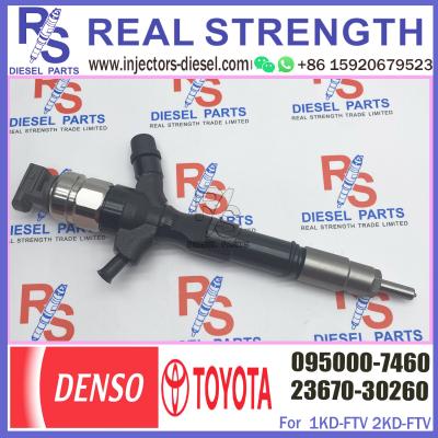 Cina Iniettore di combustibile diesel comune originale della ferrovia 23670-30260 095000-7460 per T-OYOTA 23670-30260 095000-7460 in vendita
