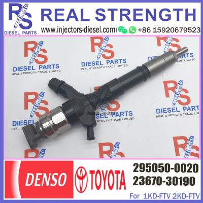 Cina Iniettore comune della ferrovia del combustibile diesel 295050-0020 per Toyota 1KD 2KD 23670-30190 23670-0020 in vendita