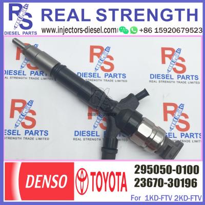 Cina iniettore comune 295050-0100 dell'iniettore 23670-39196 della ferrovia per l'ugello 23670-39196 295050-0100 dell'iniettore di TOYOTA 1KD-FTV KDH201 in vendita