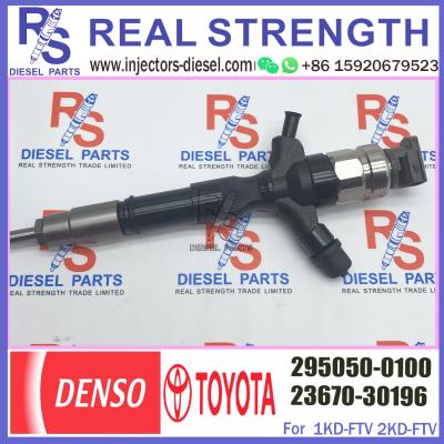 Cina iniettore comune 295050-0100 dell'iniettore 23670-39196 della ferrovia per l'ugello 23670-39196 295050-0100 dell'iniettore di TOYOTA 1KD-FTV KDH201 in vendita