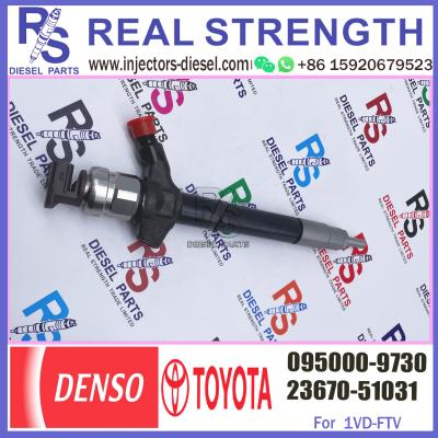 Cina Iniettore di combustibile diesel diesel 095000-9730 per il motore diesel 1VD-FTV di OE 23670-51031 in vendita