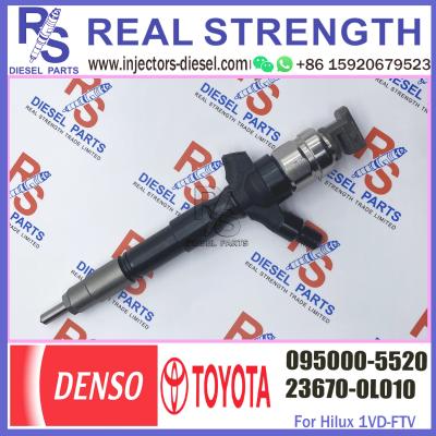Cina Iniettore di combustibile comune diesel della ferrovia 095000-5520 per i TOYO-tum HILUX 2KD-FTV 23670-0L010 in vendita