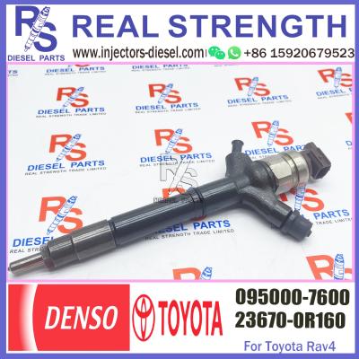 Cina iniettore dell'ugello 23670-0R160 095000-7600 dell'iniettore per l'iniettore comune 23670-0R160 095000-7600 della ferrovia di Toyota 2AD-FTV Avensis in vendita