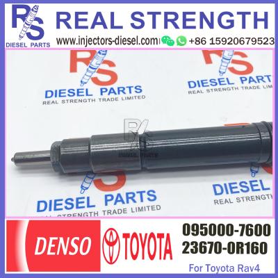Cina iniettore dell'ugello 23670-0R160 095000-7600 dell'iniettore per l'iniettore comune 23670-0R160 095000-7600 della ferrovia di Toyota 2AD-FTV Avensis in vendita