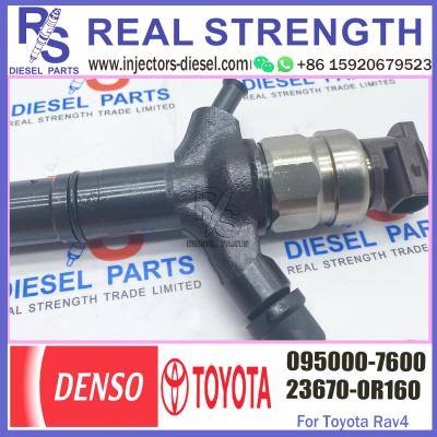 Cina iniettore dell'ugello 23670-0R160 095000-7600 dell'iniettore per l'iniettore comune 23670-0R160 095000-7600 della ferrovia di Toyota 2AD-FTV Avensis in vendita
