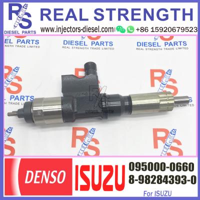 China common rail injector 095000-0660 8982843930 8-98284393-0 injector for ISUZU 4HK1 6HK1 engine injector nozzle 095000-0660 for sale