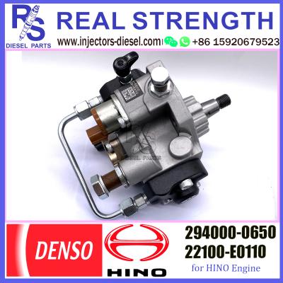 China DENSO 294000-0650 Diesel Engine Fuel HP3 pump 294000-0650 22100-E0110 for HINO engine for sale