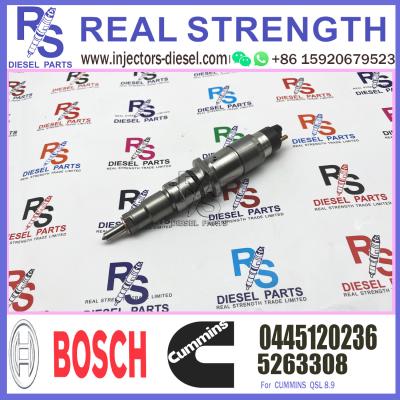 Cina iniettore diesel di BOSCH 0445120236 5263308 per Cummins Engine ISL8.9 QSL9 QSC8.3 in vendita