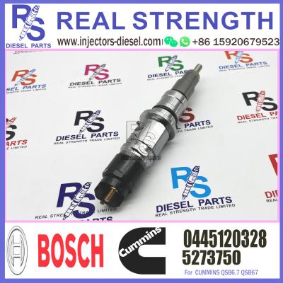 Cina 5273750 0445120328 iniettori comuni della ferrovia delle componenti del motore del macchinario di QSB6.7 QSB67 5273750 ugelli dell'iniettore in vendita