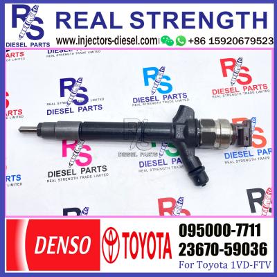 China Common rail Injector 095000-7711 fuel injector 095000-7711 for Toyota Land Cruiser 200 V8 1VD-FV for sale