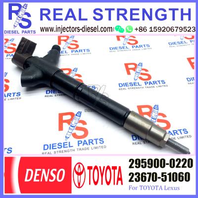 China Common Rail Diesel Injector nozzle 23670-59045 23670-51060 295900-0220 for TOYOTA Lexus LX570 Land Cruiser 200 1VDFTV for sale
