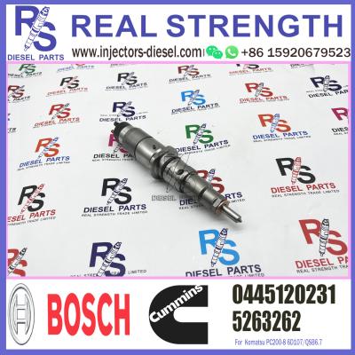 Cina Iniettore diesel 0445120231 di BOSCH dell'escavatore 0 445 120 231 5263262 0445 120 231 in vendita